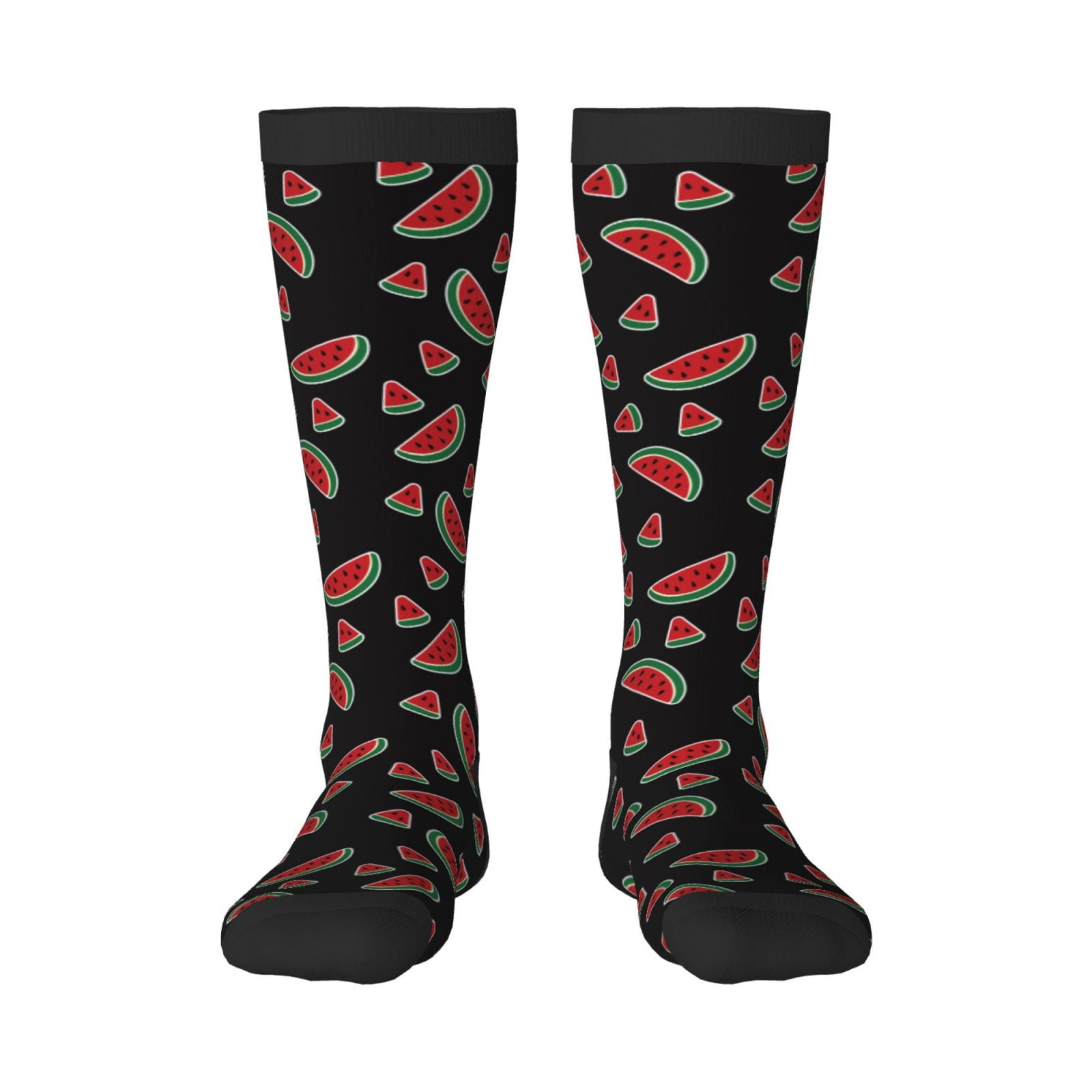 Naloa Watermelon Thigh High Socks Extra Long Stretchy Sock Women Over ...