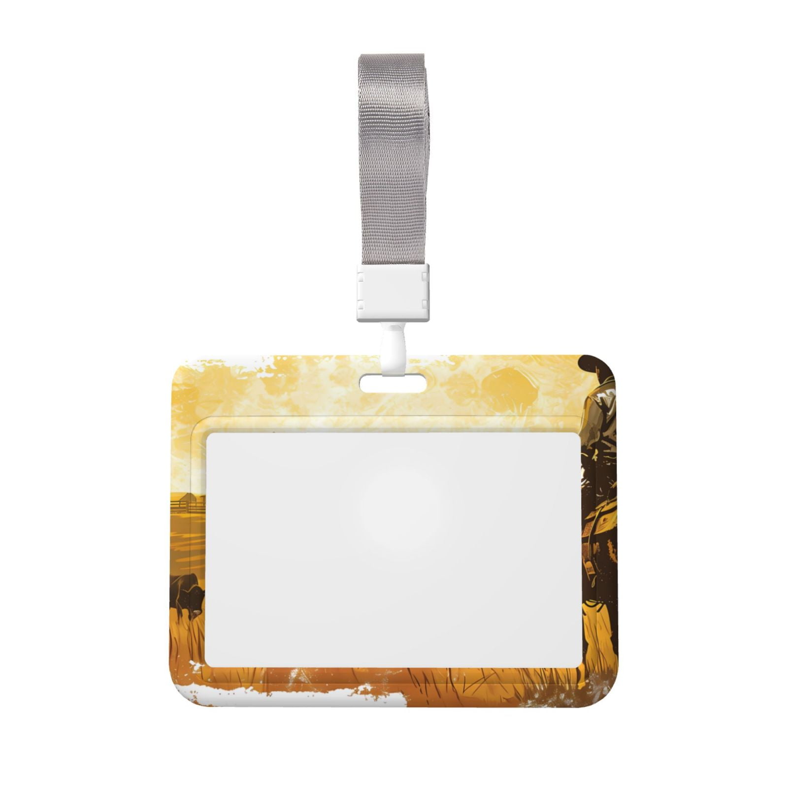 Naloa Western Cowboy Ranch Card Badge Holder Work Badge Sleeve for ...
