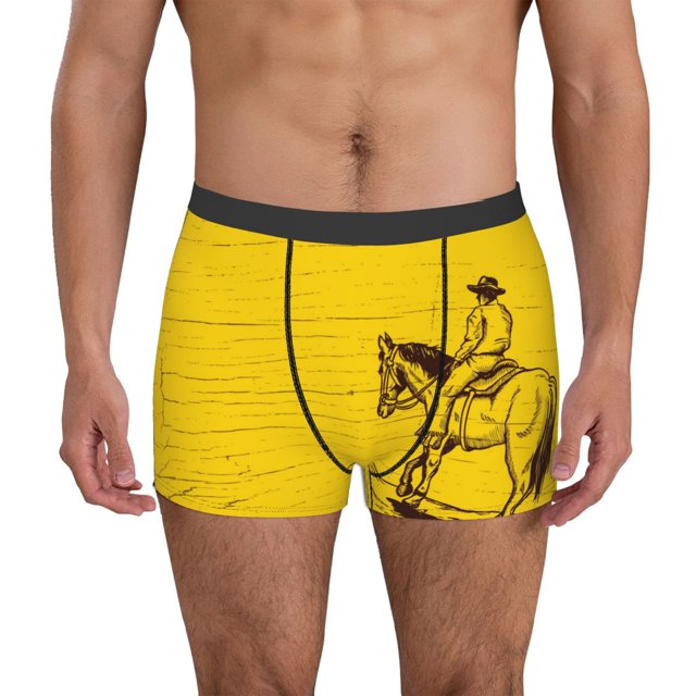 Naloa Western Desert Cowboy 1 Mens Underwear - Boxers for Men, Mens ...