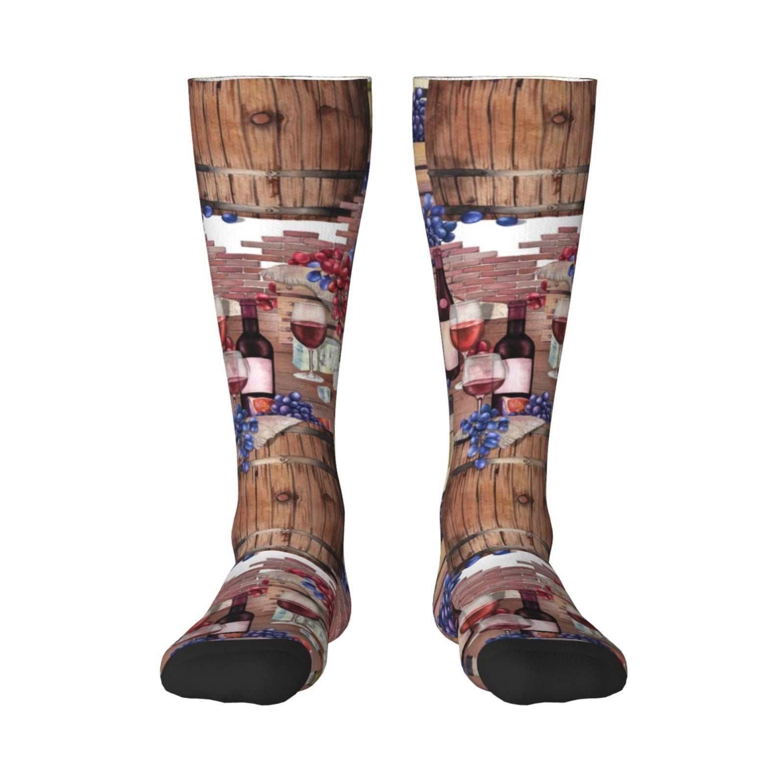 Naloa Wines Thigh High Socks Extra Long Stretchy Sock Women Over Knee ...
