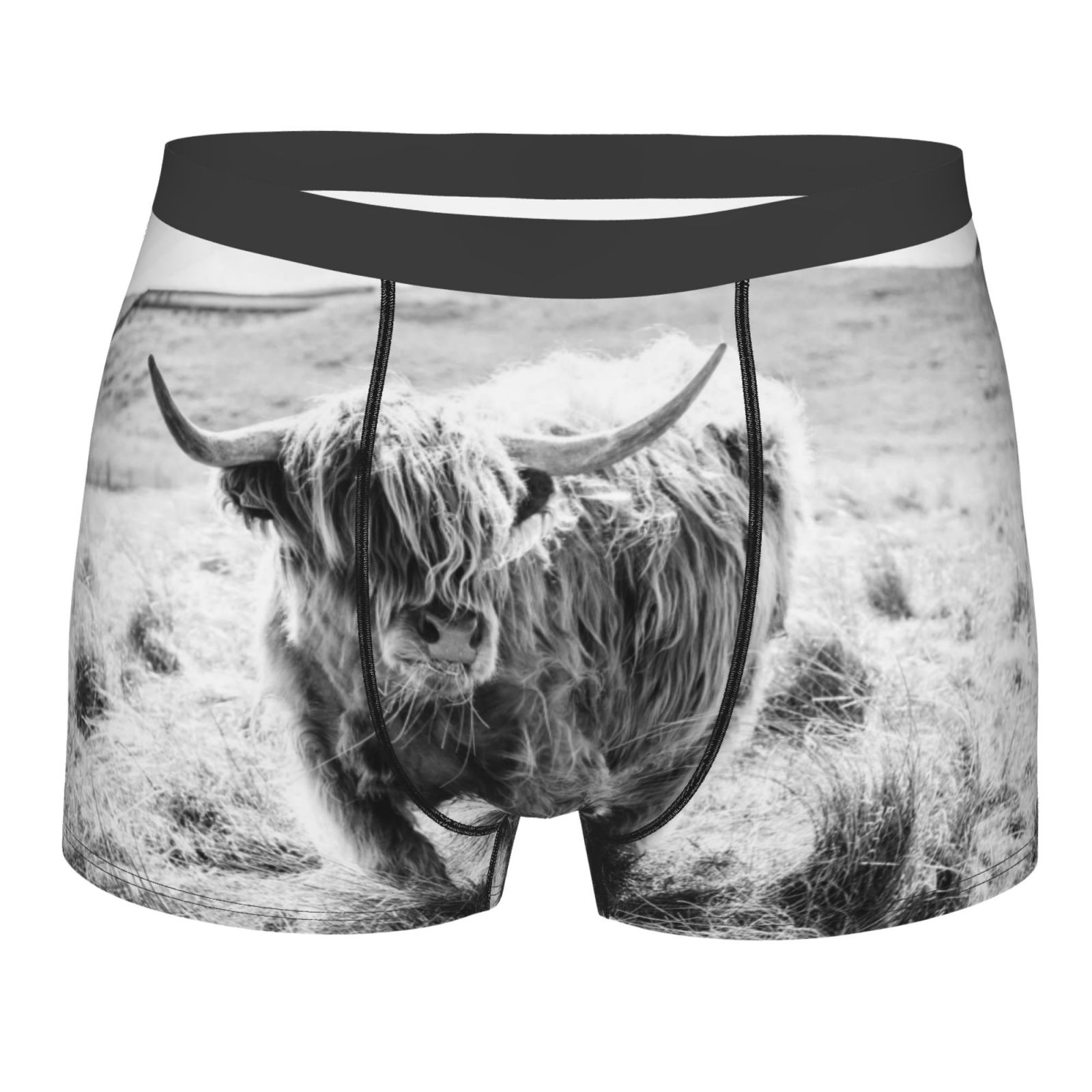 Naloa Yak Print Mens Underwear - Boxers for Men, Classic Briefs for Men ...
