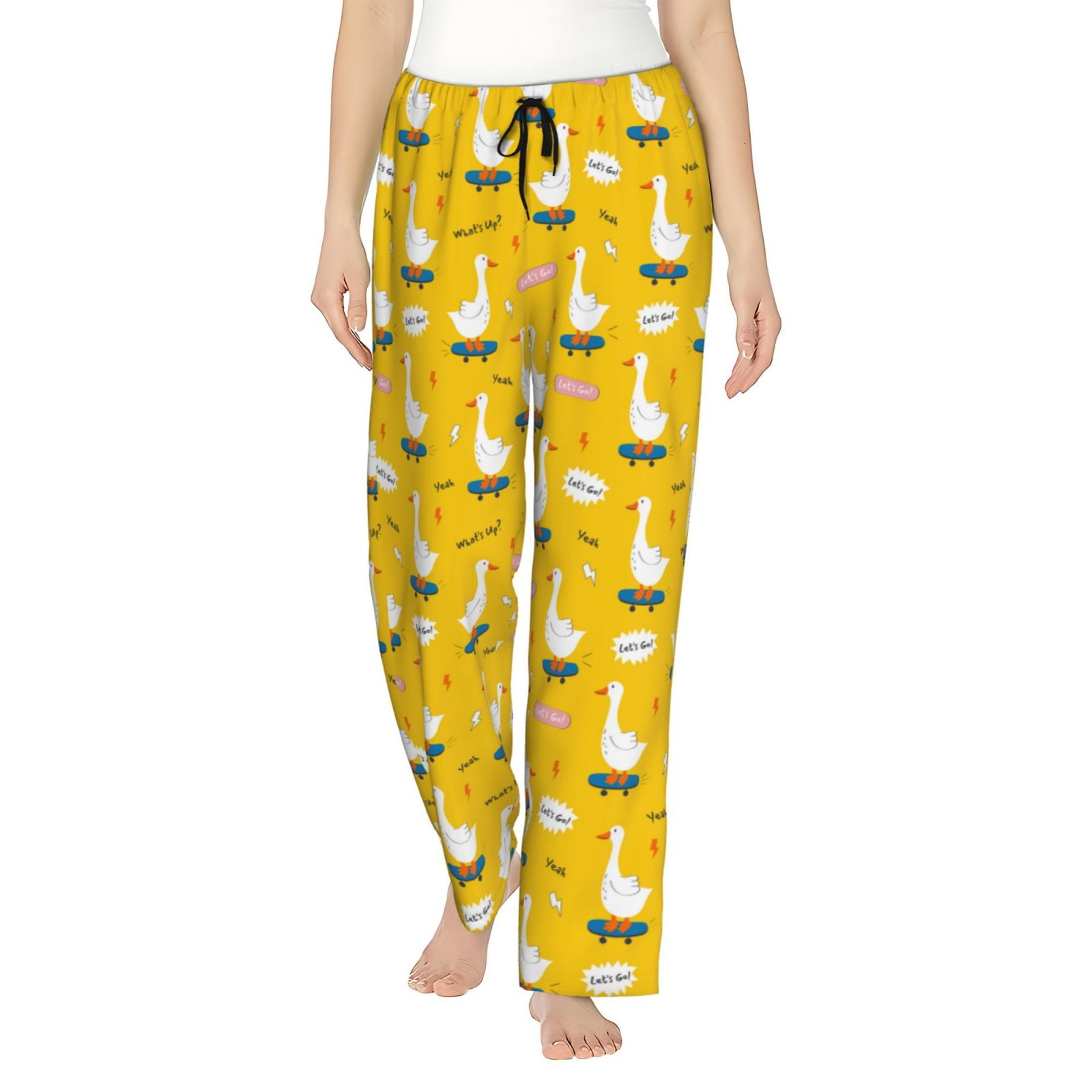 Naloa cartoon goose Pajamas Pants for Women, Lounge for Women,Women’s ...