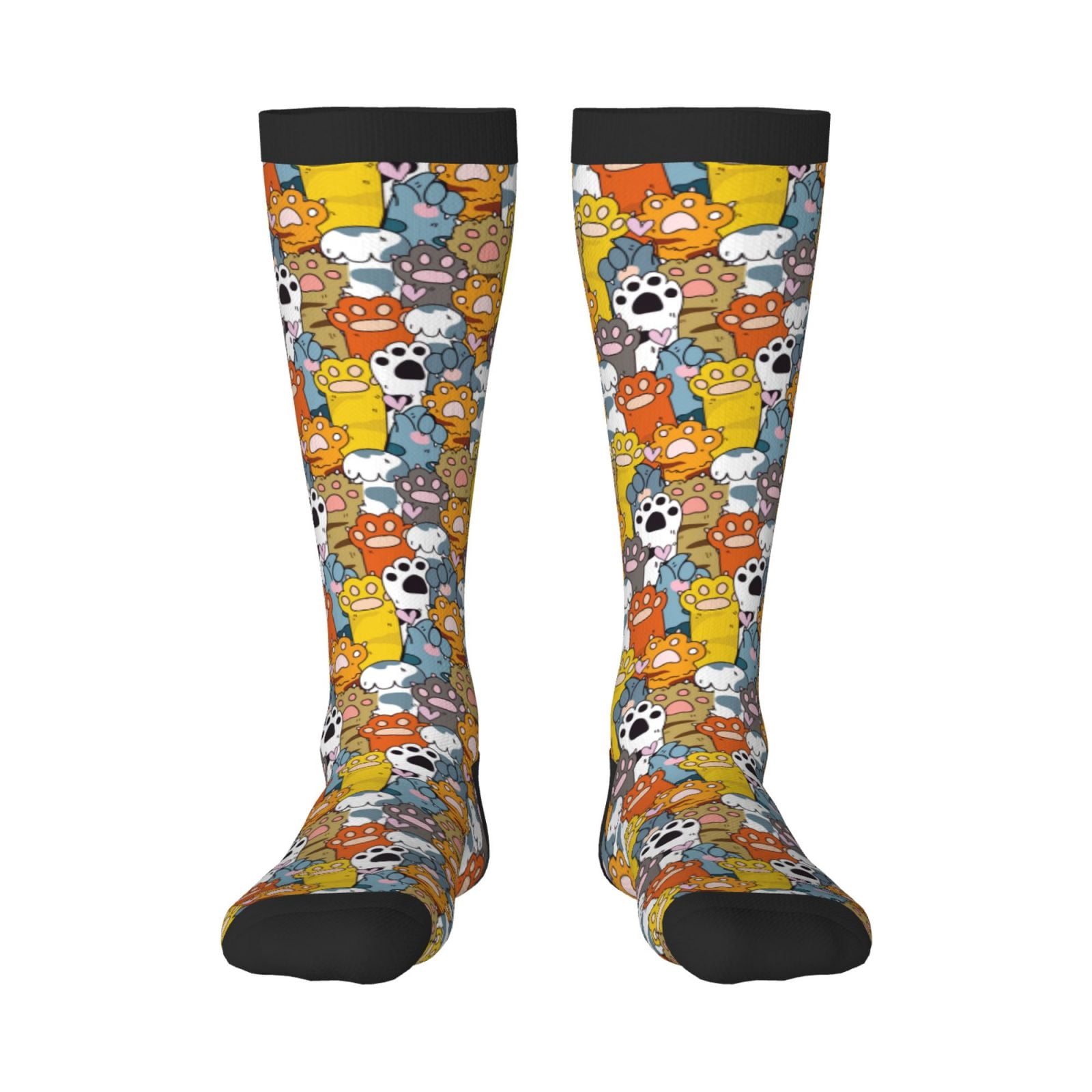 Naloa cute paw Knee Socks, High Socks Long Stretchy Sock Women Knee ...