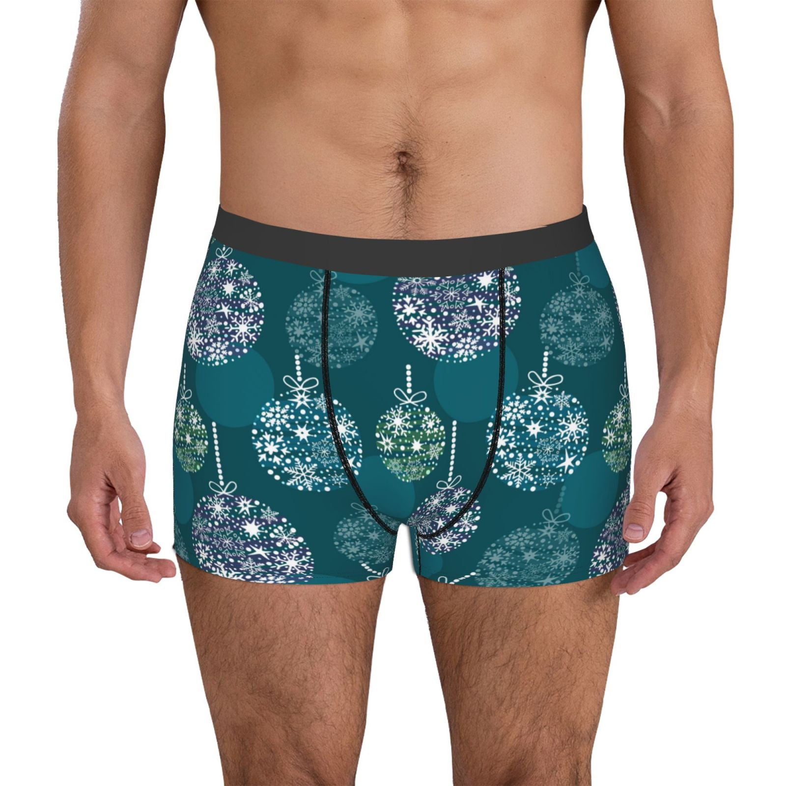 Naloa whiter Snowflake balloons Mens Underwear - Boxers for Men, Mens ...