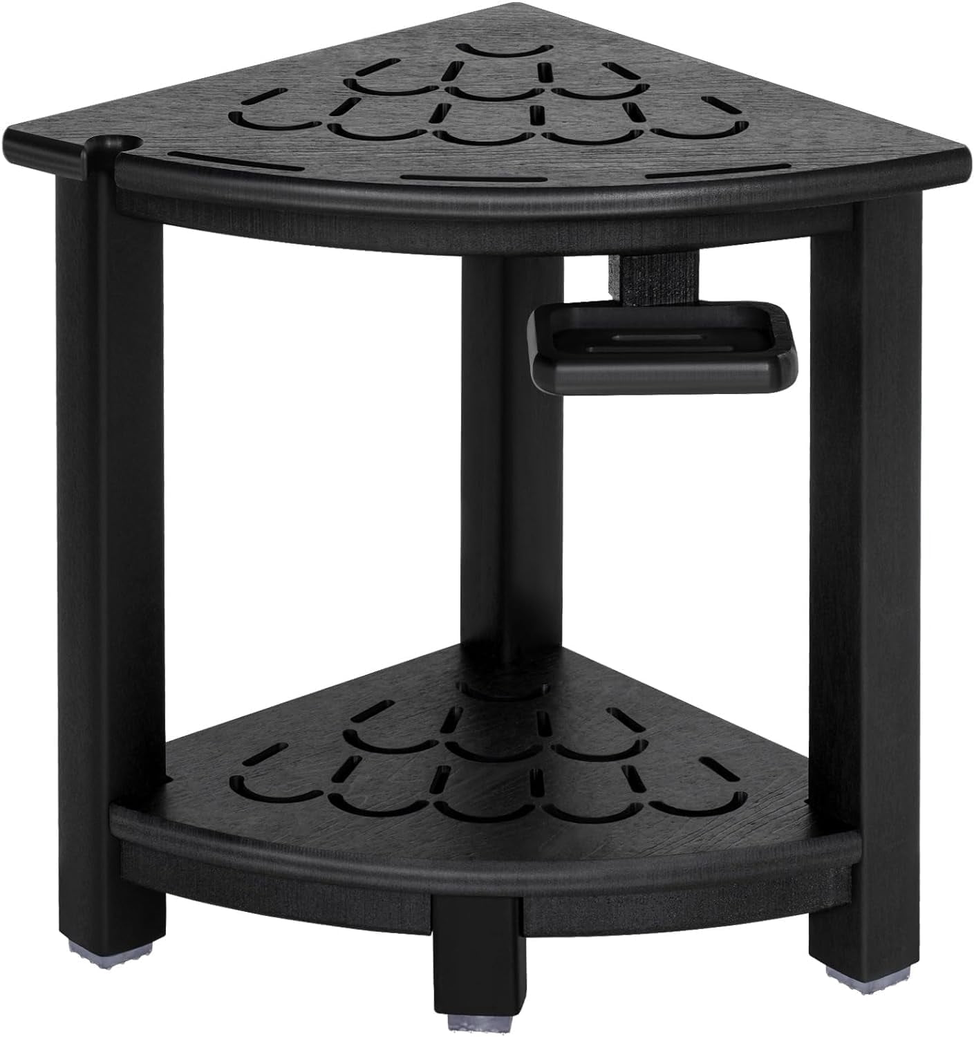 Nalone Corner Shower Stool, HDPE Bath Bench Chair Seat for Shaving Legs ...