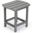 Nalone HDPE Adirondack Outdoor Side Table, Weather Resistant, Patio ...