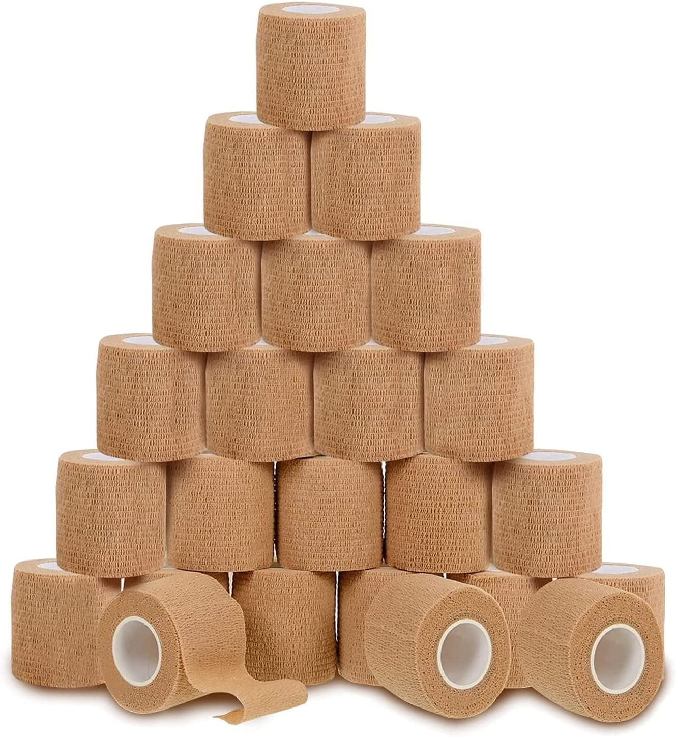 Naltars Medical Wrapping Self Adhesive Bandage 24 Pack 2 Inch x 5 Yards ...