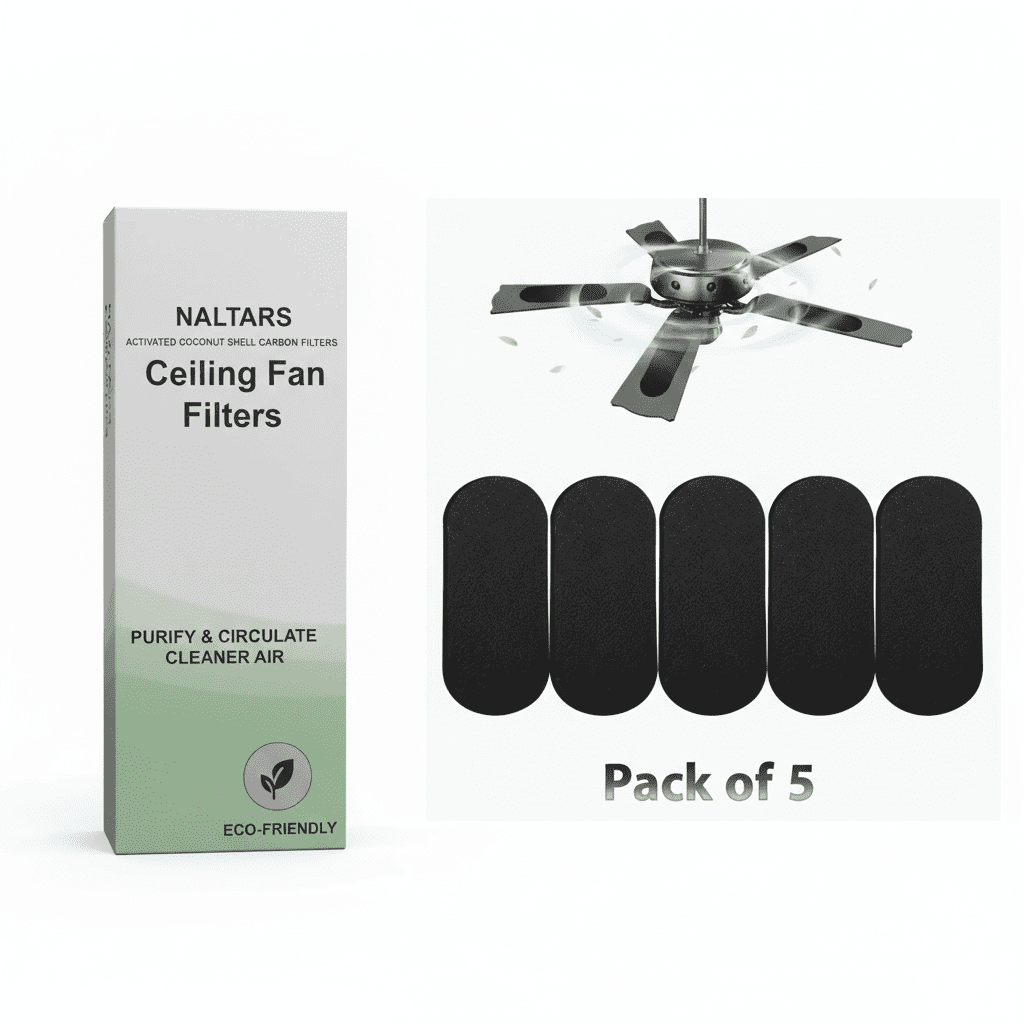 Naltars Ceiling Fan Air Purifier Pads | Activated Coconut Shell Carbon ...