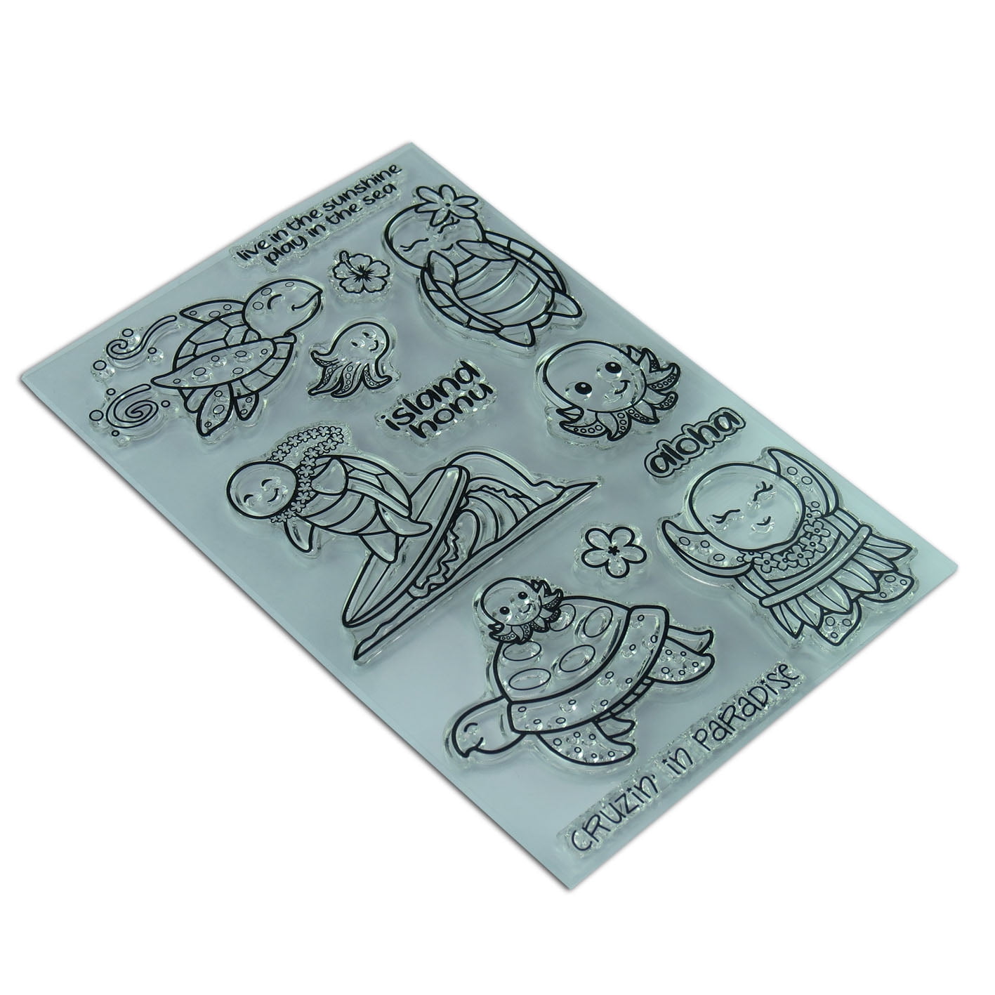 Nalu Blue Decals Sweet Honi Stamp Large - Walmart.com