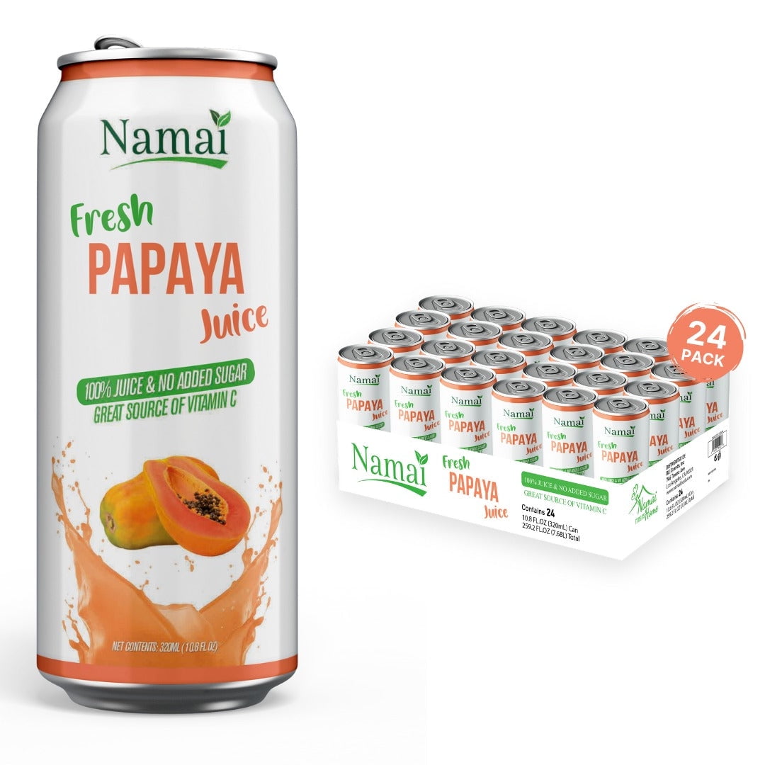 Namai, Pure Papaya Juice, 10.8 fl oz Can, 24 Count - Walmart.com