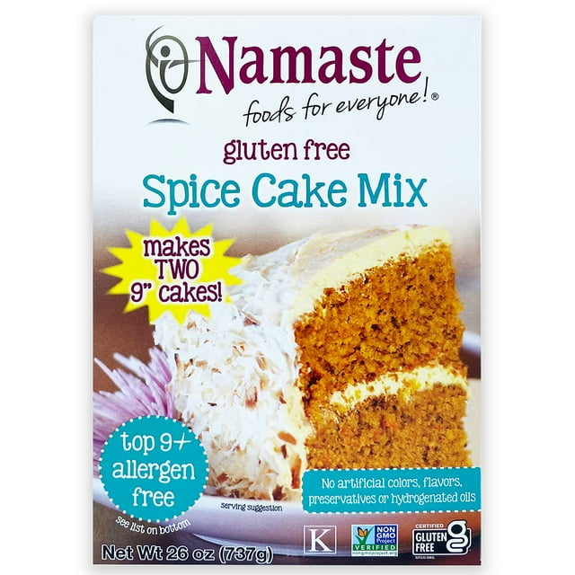 Namaste Foods Gluten Free Cake Mix Spice 26 oz Pack of 2 - Walmart.com