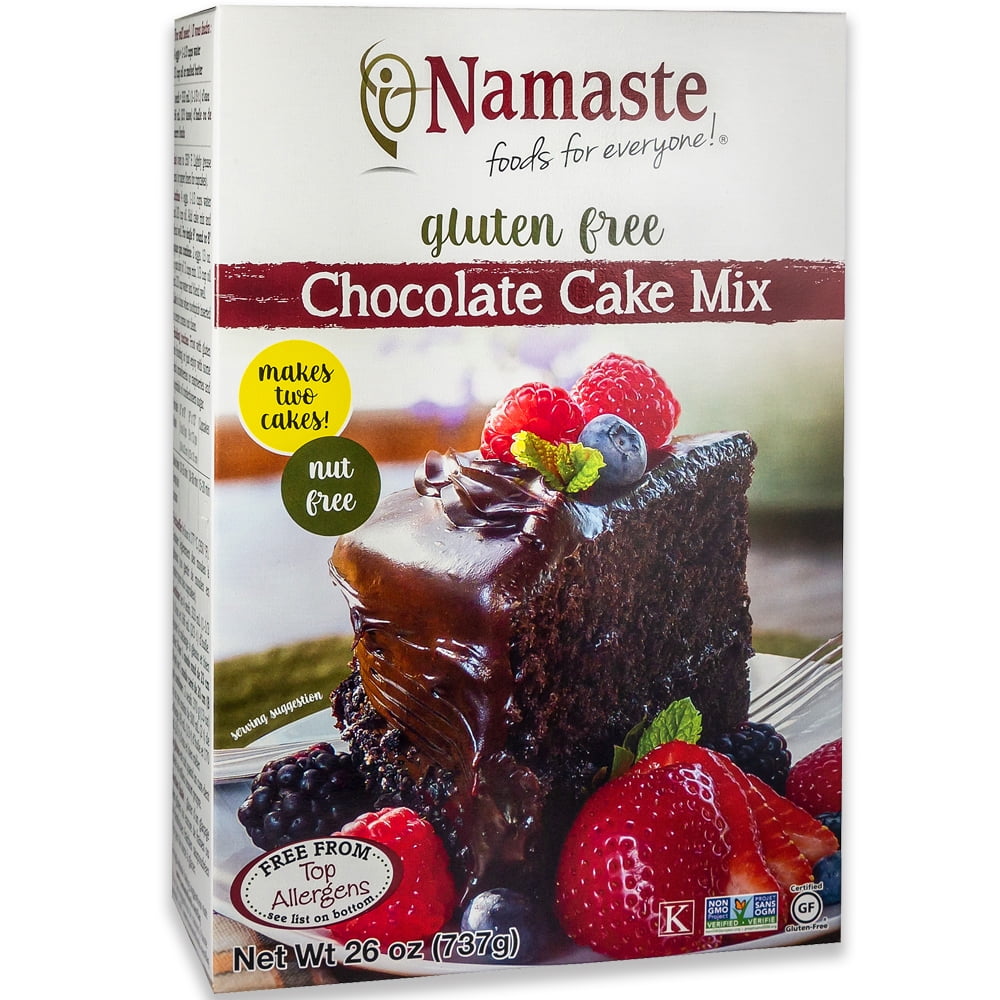 Namaste Foods Gluten Free Chocolate Cake Mix, 26 oz Box - Walmart.com
