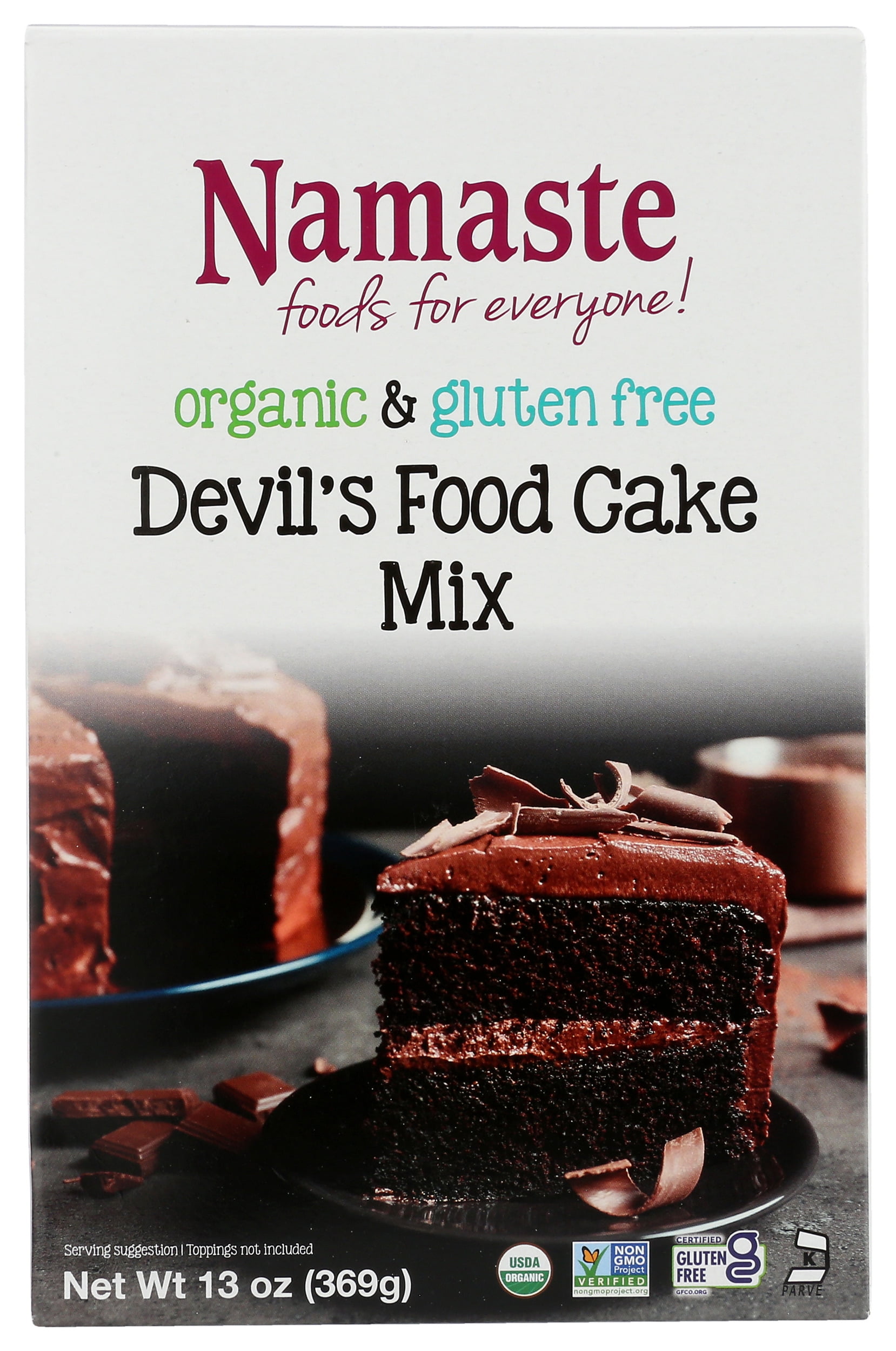 Namaste Foods Gluten Free Organic Devil's Food Cake Baking Mix ...