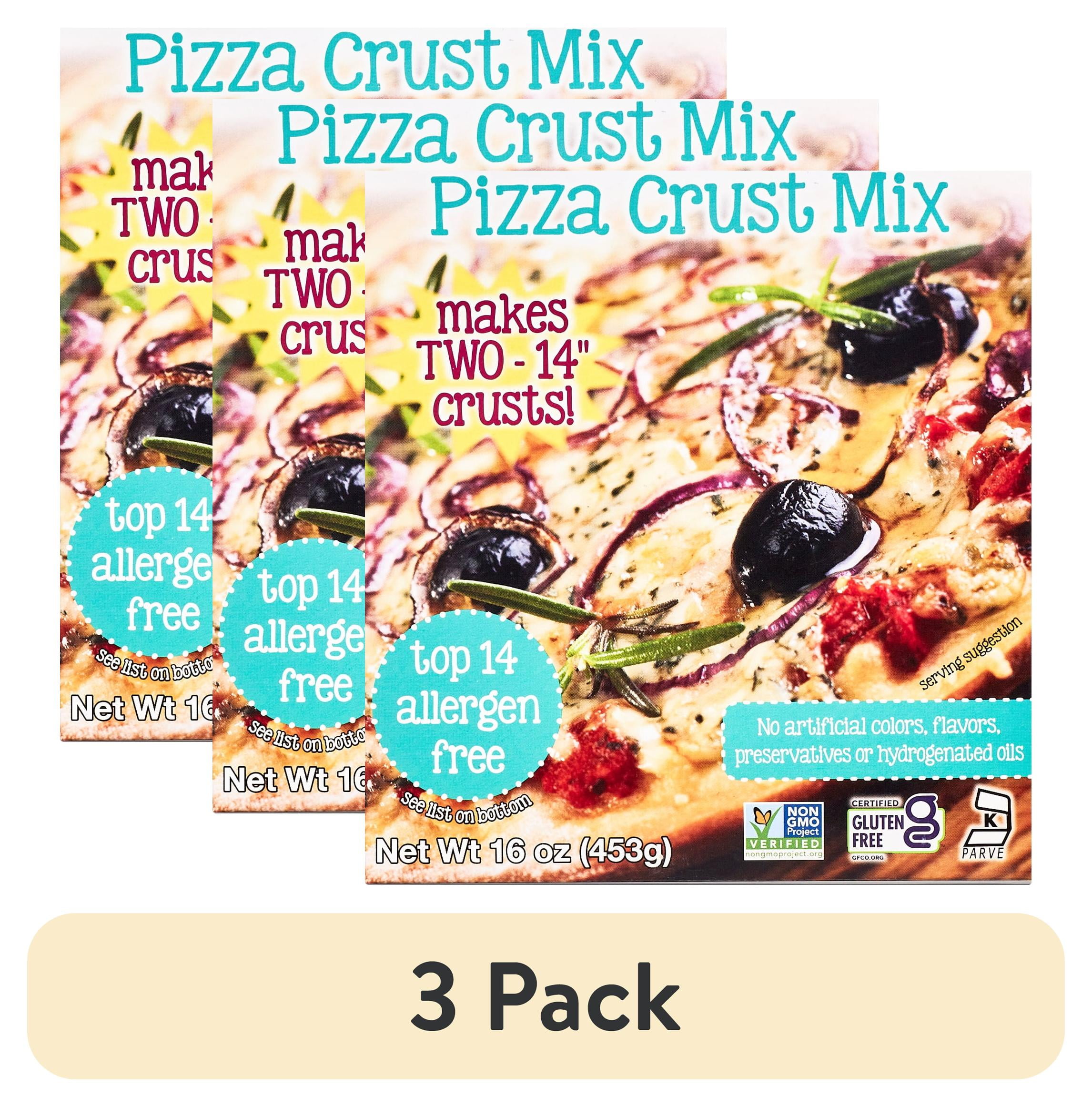(3 pack) Namaste Foods Gluten Free Pizza Crust Mix 16oz Box - Walmart.com