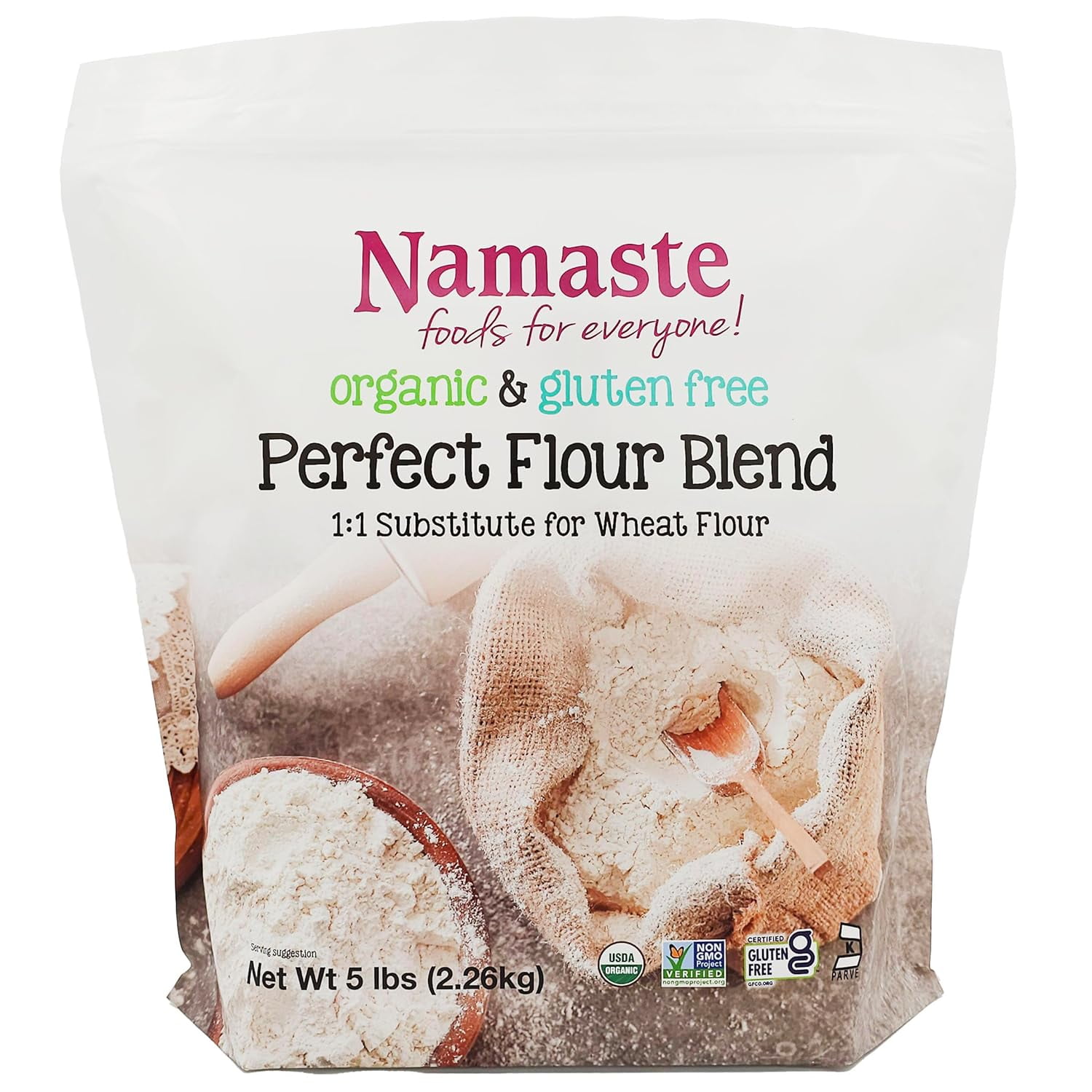 Namaste Foods Organic Perfect Flour Blend, Gluten Free, 5 lb - Walmart.com