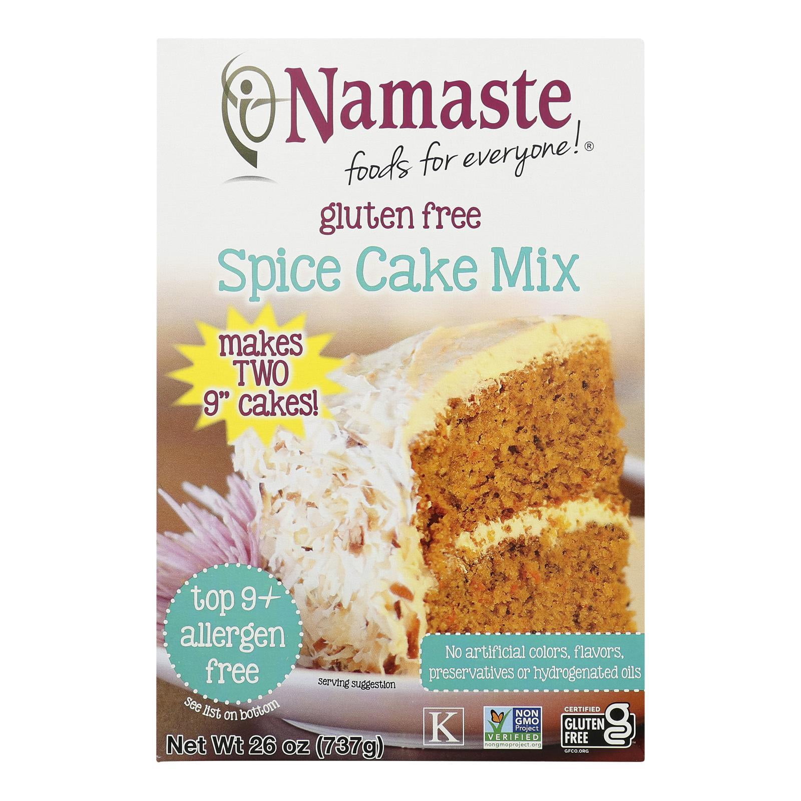 Namaste Foods Spice Carrot Cake - Mix - Case of 6 - 26 oz. - Walmart.com