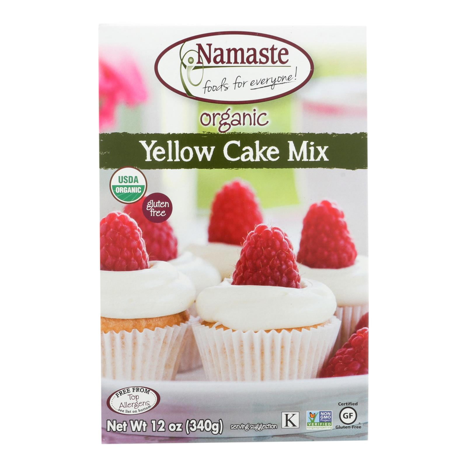 Namaste Foods Yellow Organic Cake Mix - Case of 6 - 12 OZ - Walmart.com
