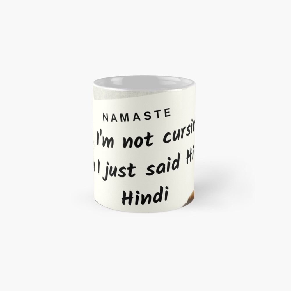 Namaste Hi in Hindi Classic Mug - Walmart.com