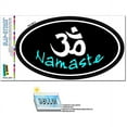 Namaste Om Aum Yoga Euro Oval Automotive Car Window Locker Bumper ...