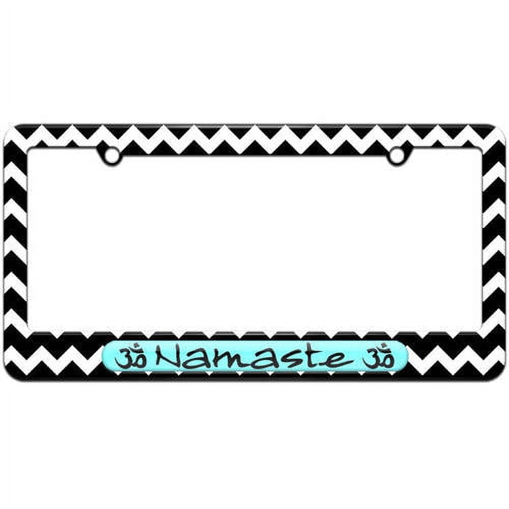 Namaste, Om Aum Yoga License Plate Tag Frame, Multiple Colors - Walmart.com