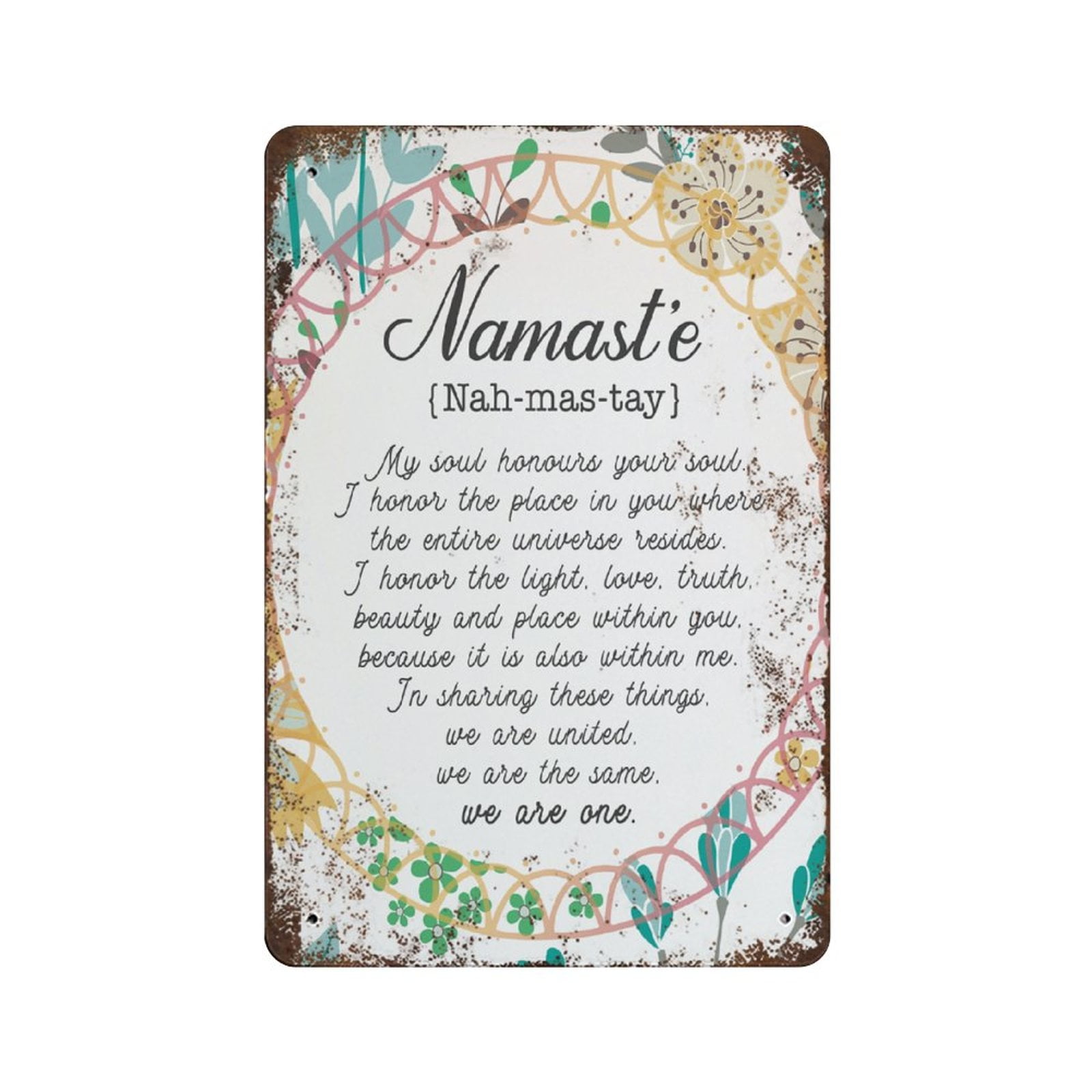 Namaste Sign, Definition Print, Namaste Wall Art, Yoga Gifts, Namaste ...