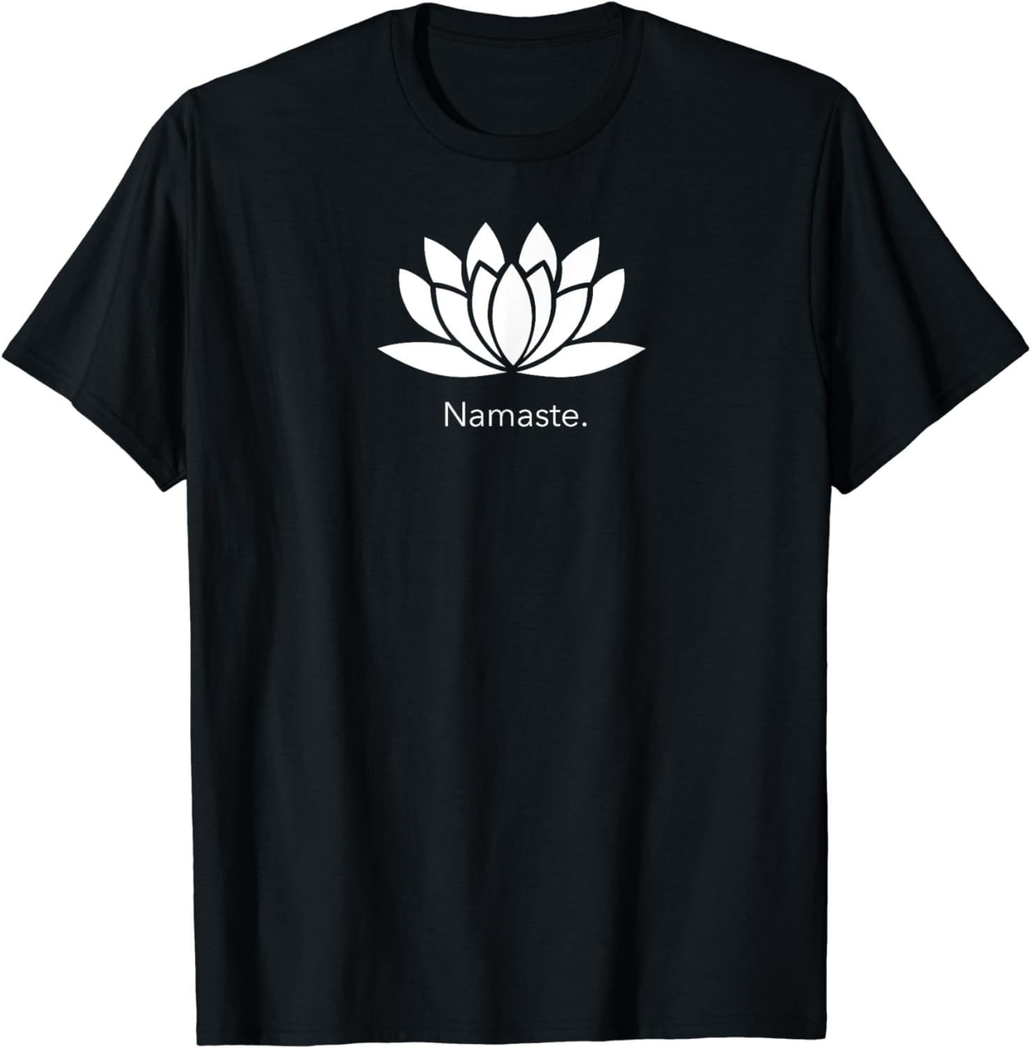 Namaste T Shirt With Spiritual Yoga Lotus Flower Symbol - Walmart.com