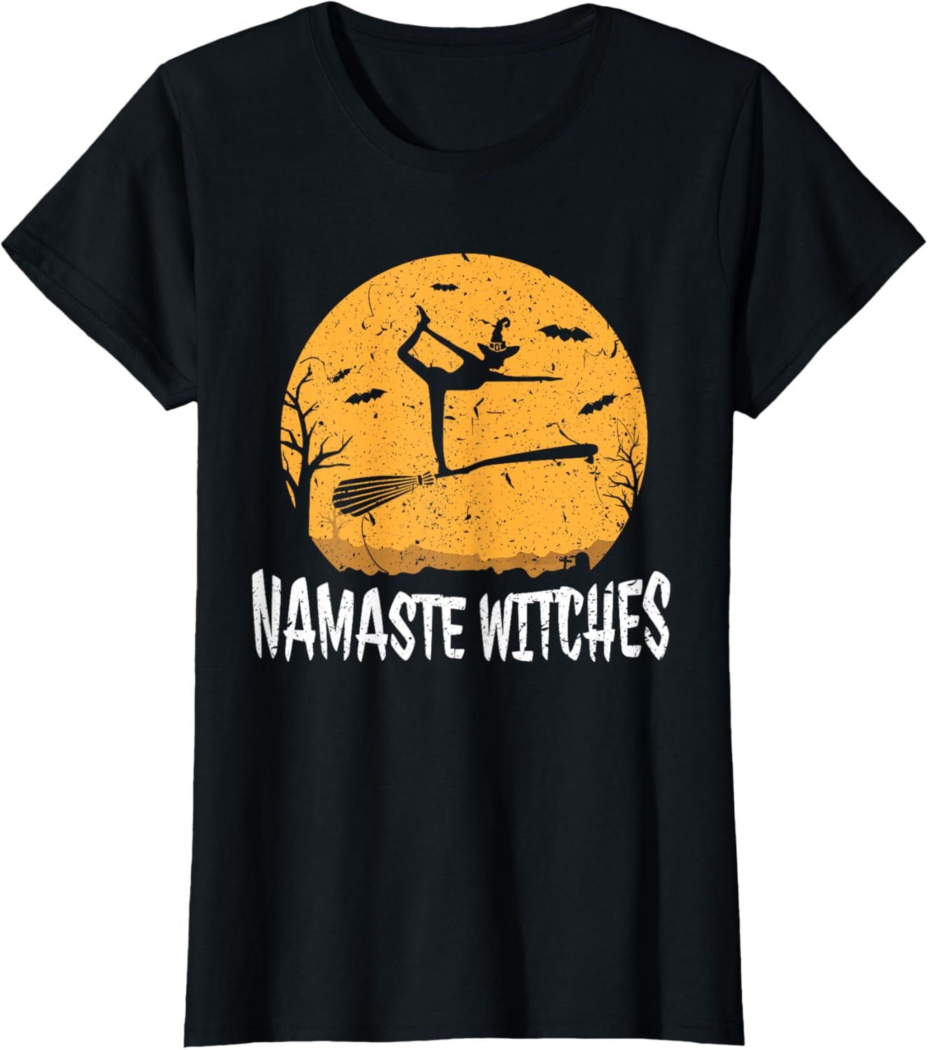 Namaste Witches Halloween Witch Costume Witchcraft T-Shirt - Walmart.com