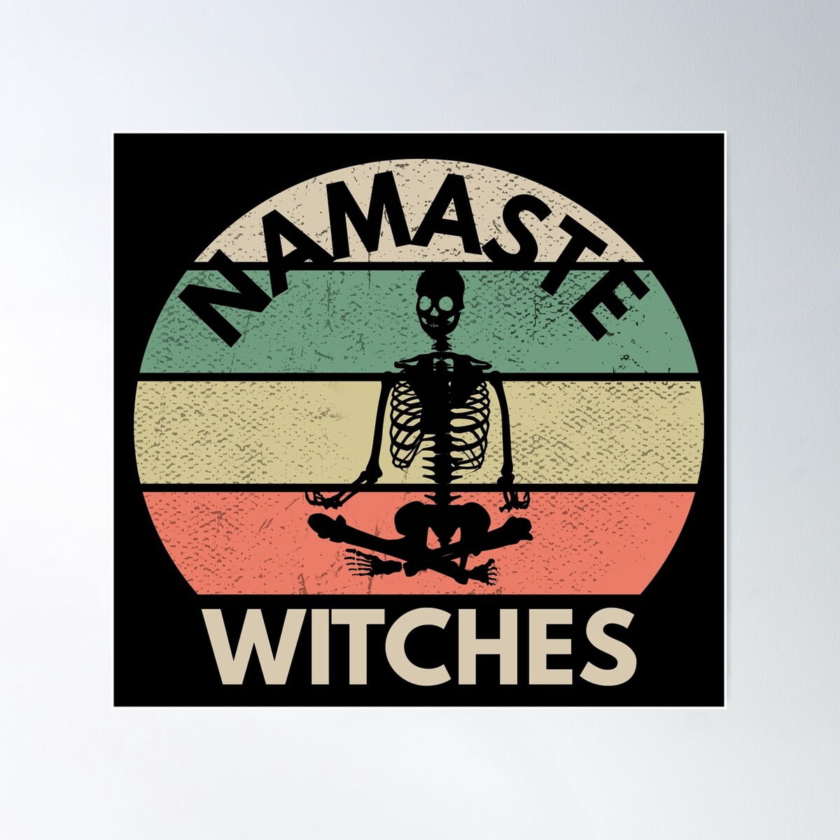 Namaste Witches Poster Wall Art, Modern Wall Decor For Living Room ...