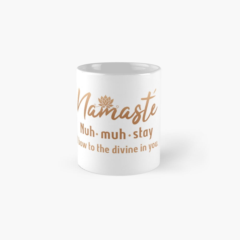 Namaste - divine greetings Classic Mug - Walmart.com