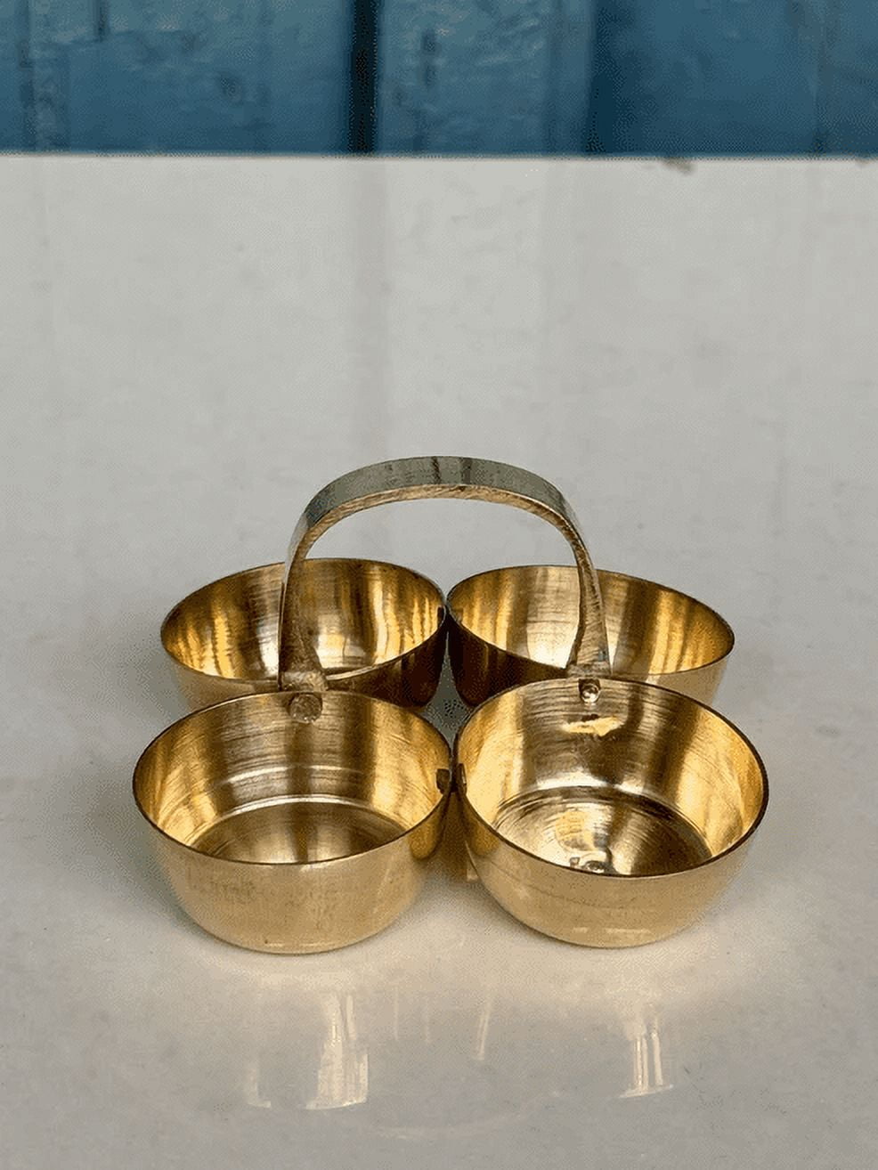 NamasteHimalayas Handcrafted Brass Chokra – Traditional Pooja Bowl for ...