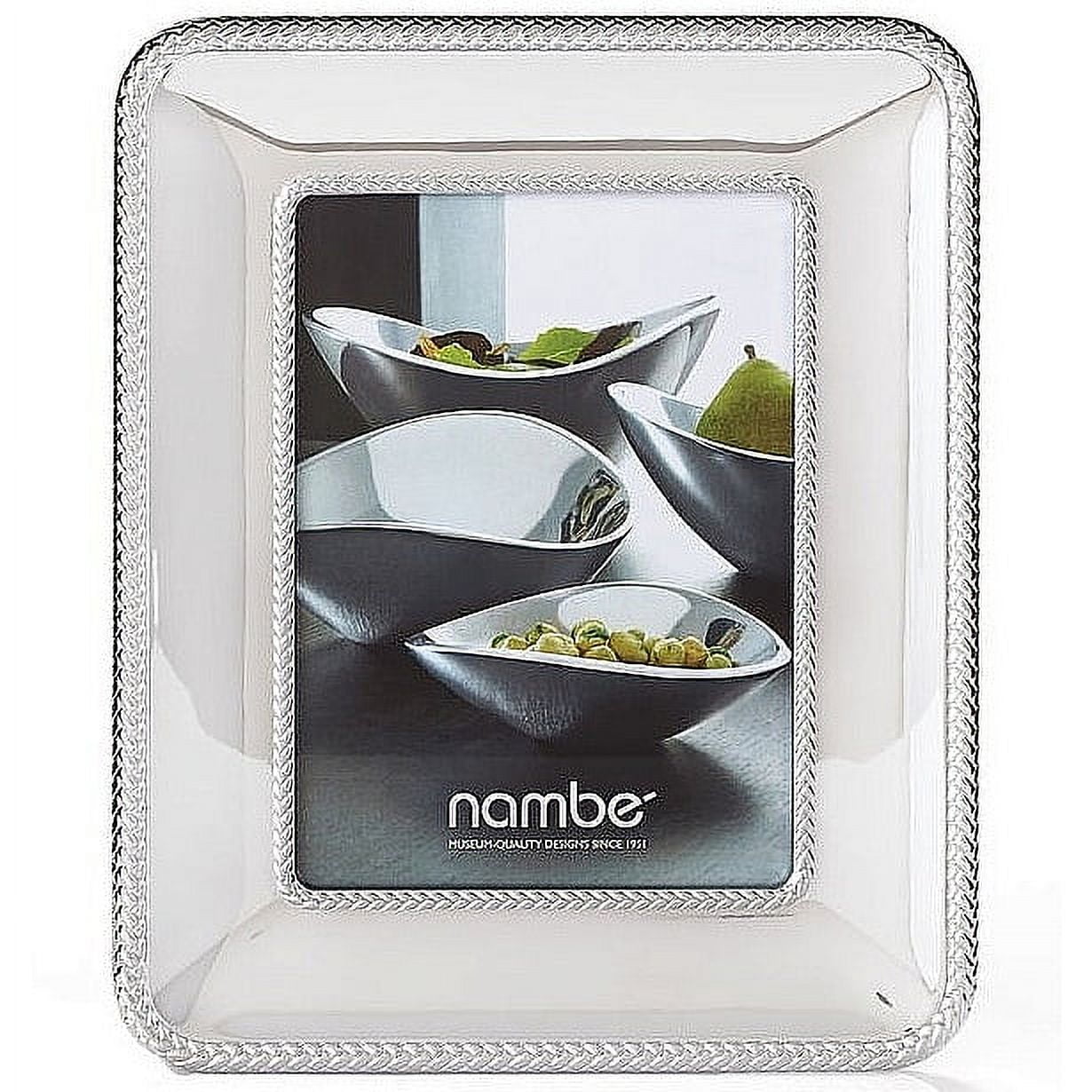 Nambe Braid Picture Frame Holds One 5 x 7 Photo - Walmart.com