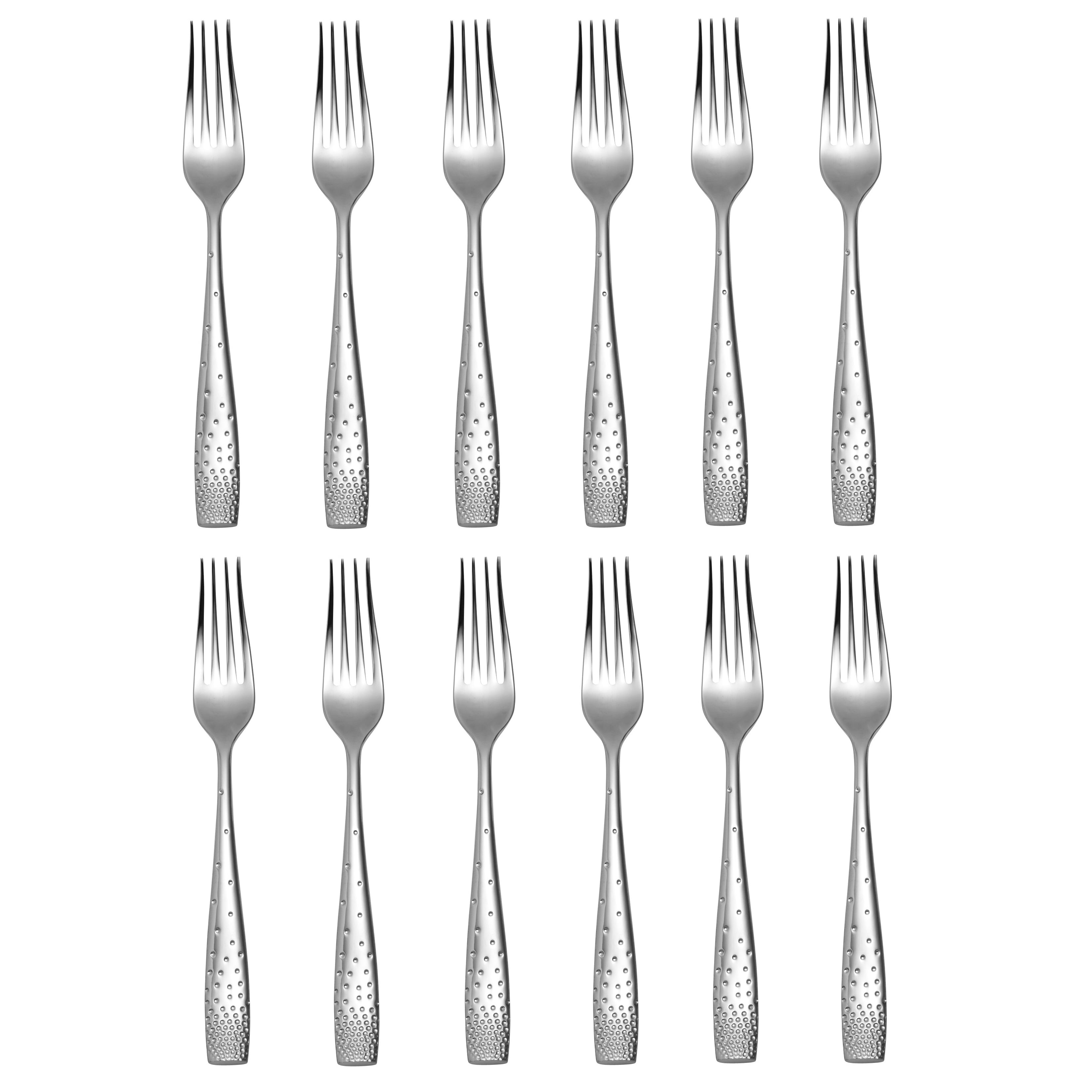Nambe Dazzle 18/10 Stainless Steel Dinner Fork (Set of Twelve ...