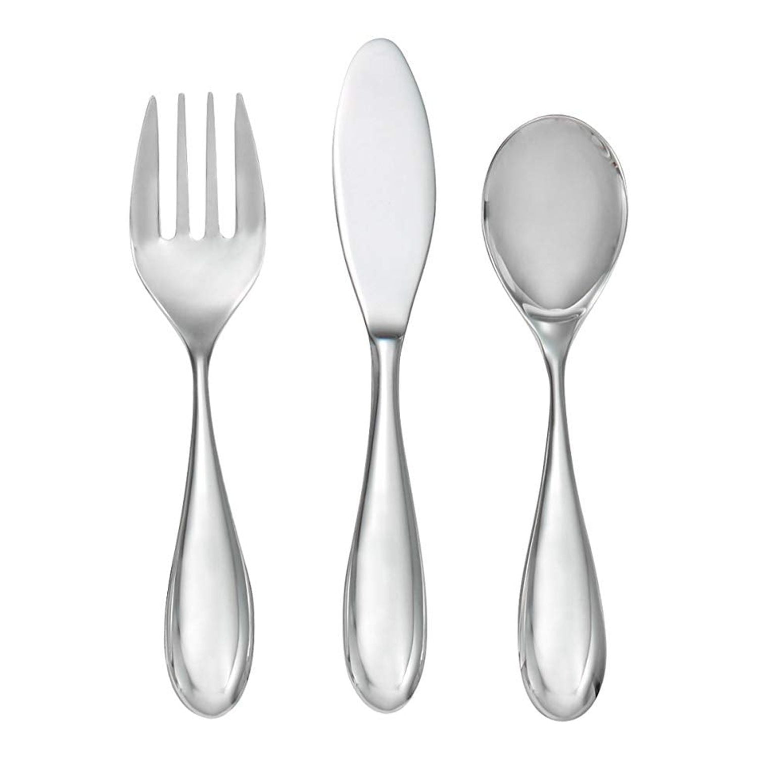 Nambe Flatware Collection Kibo Toddler Flatware Set Set Includes Knife ...