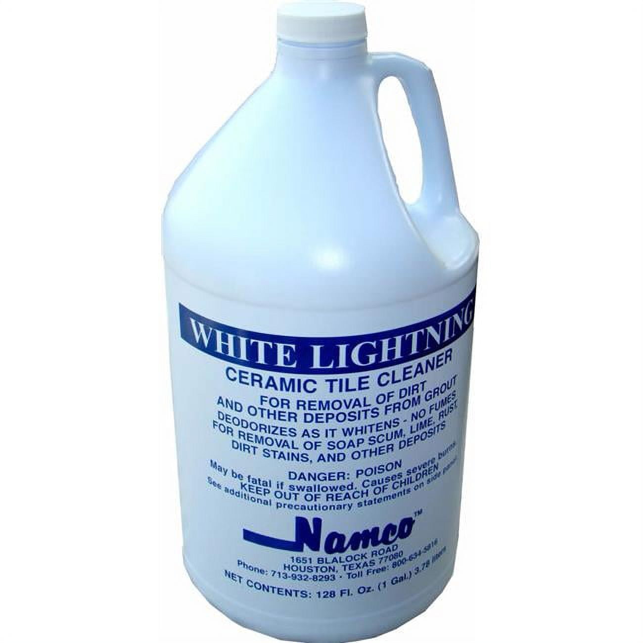 Namco 1 gal White Lightning Ceramic Tile Cleaner Case of 4 - Walmart.com