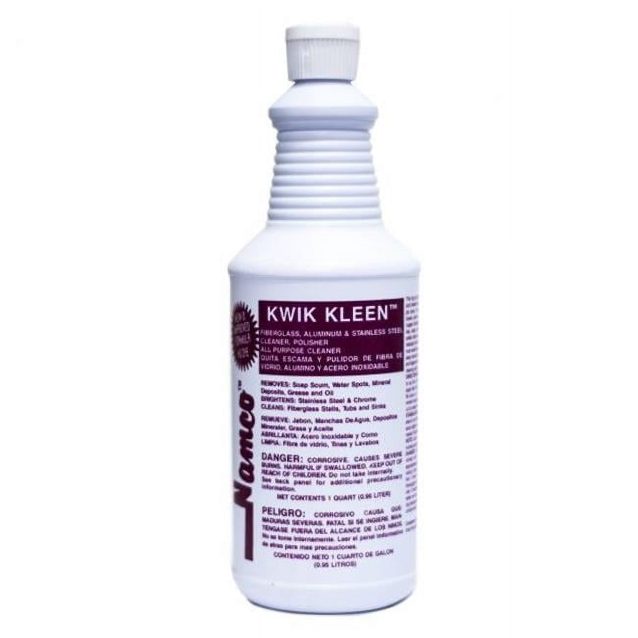 Namco Kwik Kleen, Fiberglass Cleaner, 1 qt. - Case of 12 - Walmart.com