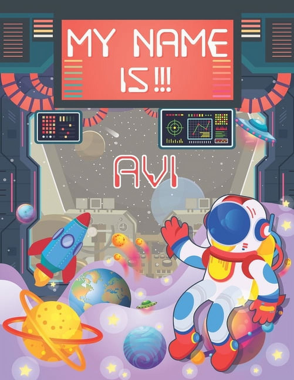 My Name is Avi: Personalized Primary Tracing Book / Learning How to ...