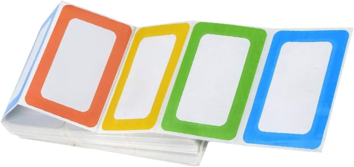 Name Badge Labels 200Pcs Name Sticker Baby Stickers Blank Labels Gift ...