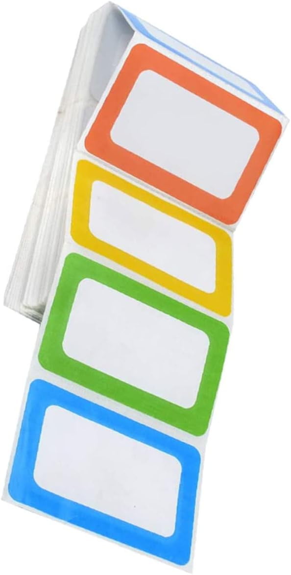 Name Badge Labels 200pcs Name Sticker Thing Copper Plate Stickers Name ...