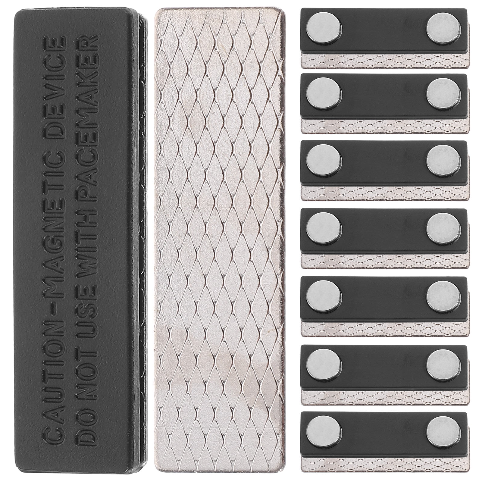 Name Badge Tag Magnet 8pcs Package (three Buttons) Magnetic Holder ...