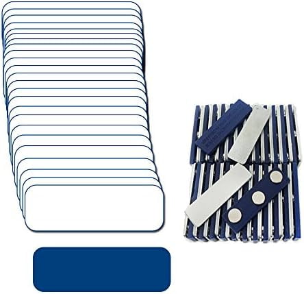Name Badges with Super Strong Magnetic Fasteners UNATTACHED - 25 Pack ...
