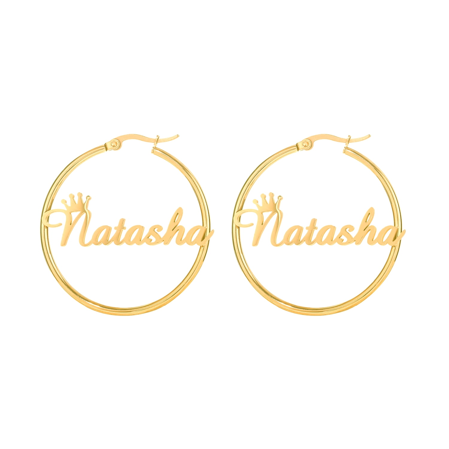 Name Custom Earring A Pair Name Custom Earrings Ear Studs Eardorp for ...