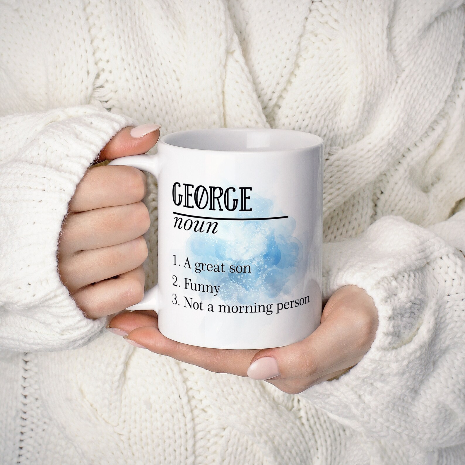 Name Definition Mug, Personalised Coffee Cup Name for Birthday with ...