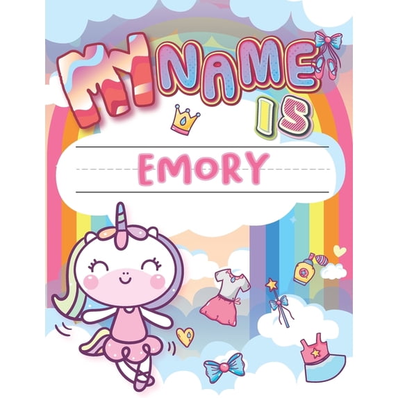 My Name is Emory: Personalized Primary Tracing Book / Learning How to ...