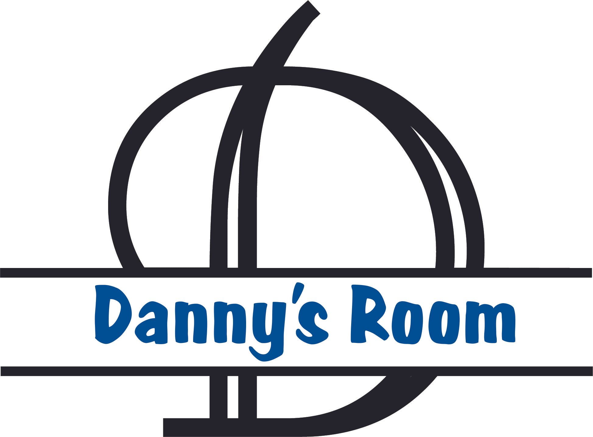 Name Initial Letter Personalized Customized Wall Decal - Custom Vinyl ...