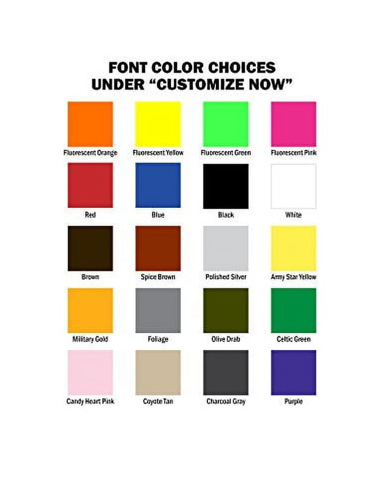 Name Patch Uniform Work Shirt Personalized Embroidered Black Border ...