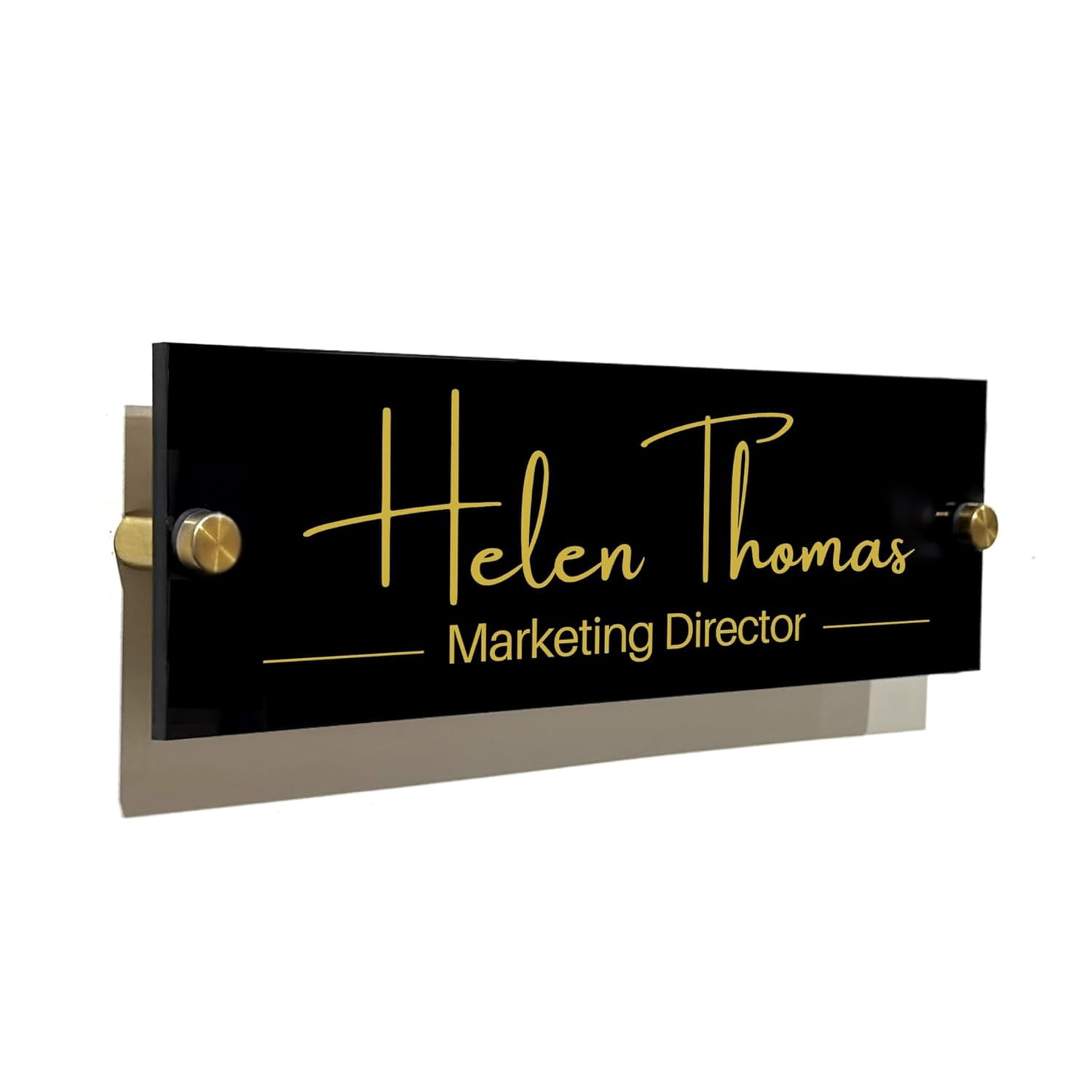 Name Sign - Door Name Plate Personalized Sign Custom Decor Ceo Gift ...