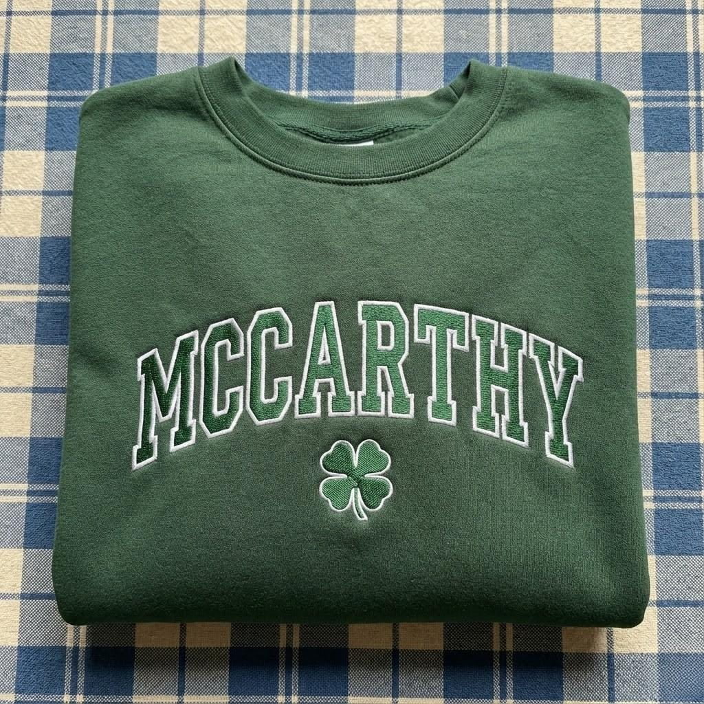 Name St Patricks Day Sweatshirt, Matching Family Irish Shirt ...