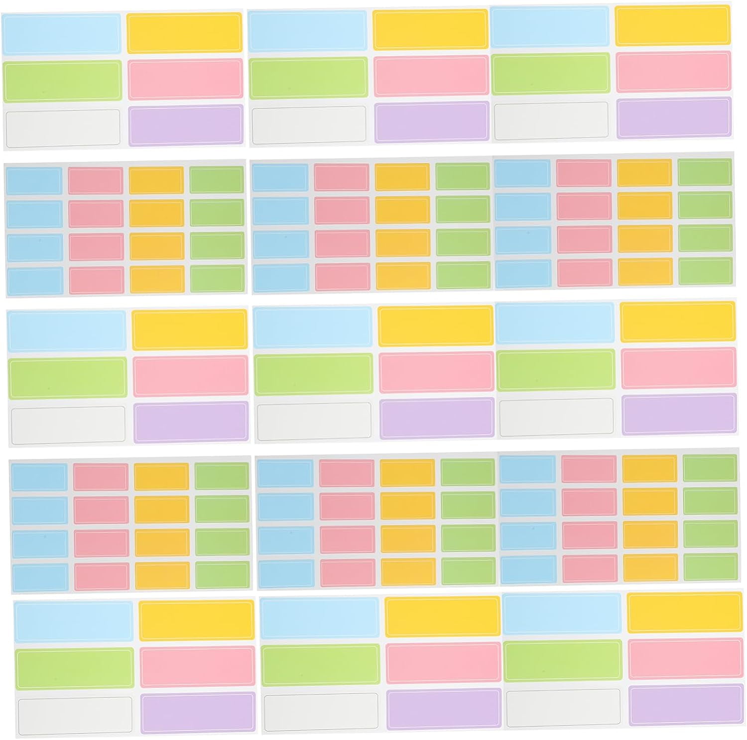 Name Stickers 40 Sheets Classification Stickers Label Stickers Label ...