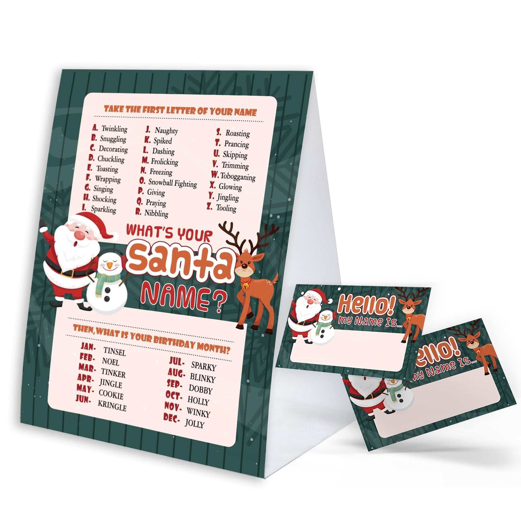 Name Tag Fun: Interactive Party Game for Family Gatherings, Engaging ...