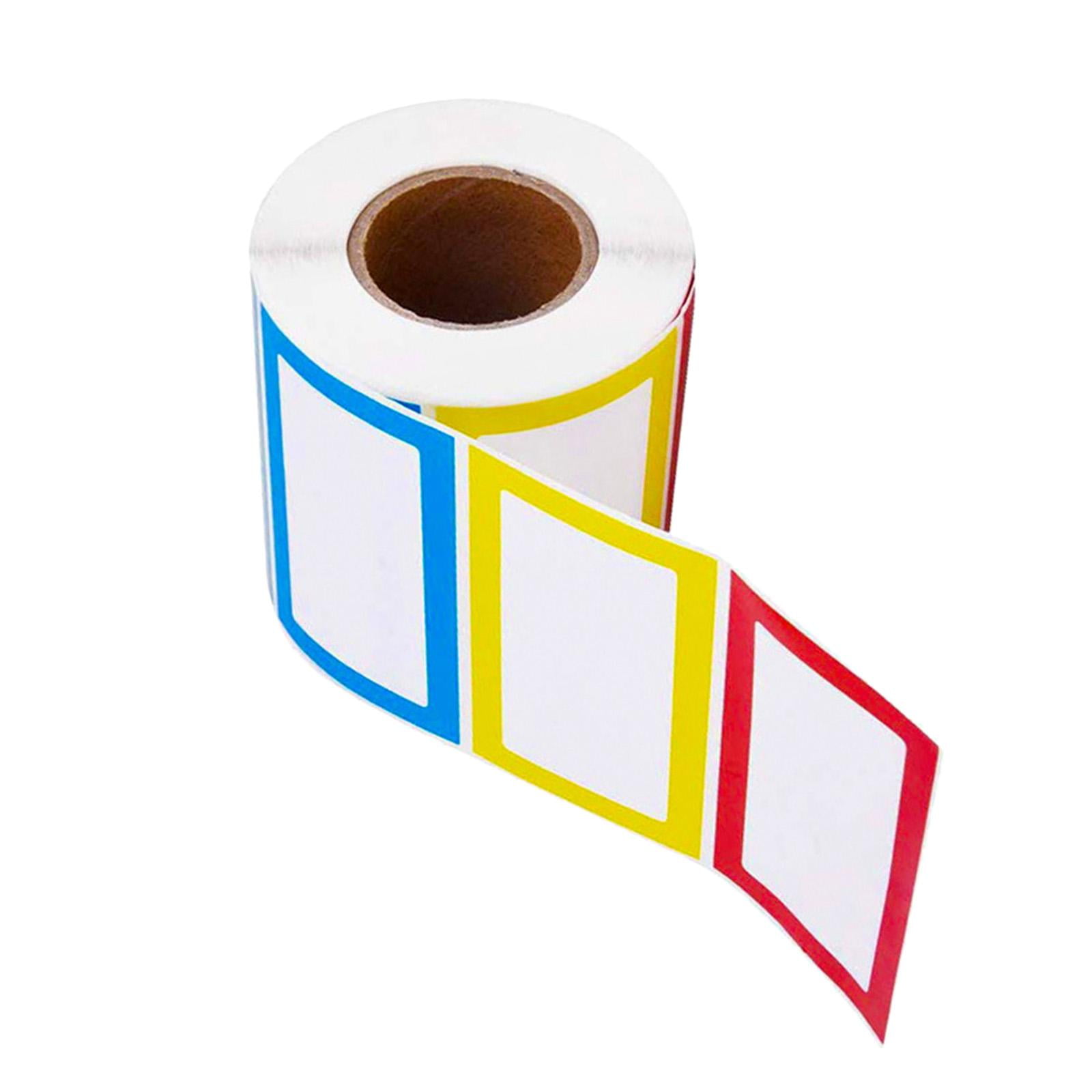 Name Tag Labels - 300 Colourful Name Label Stickers 88x58mm Name Tags ...